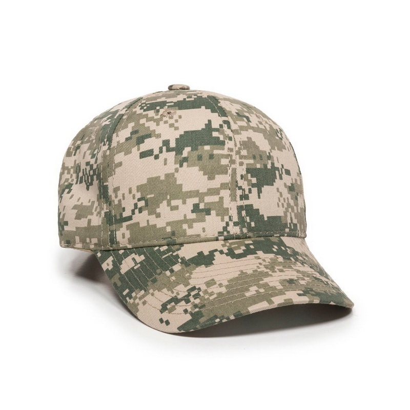 OC Sports DC-610 Cotton Twill Digital Camo Cap - Tan - Walmart.com