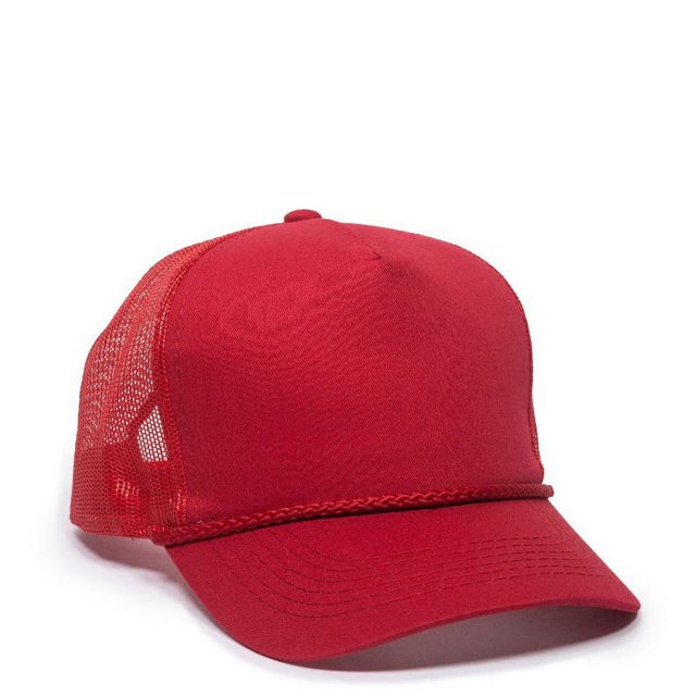 Outdoor Cap GL-155 High Profile Mesh Back with Cord-Red - Walmart.com