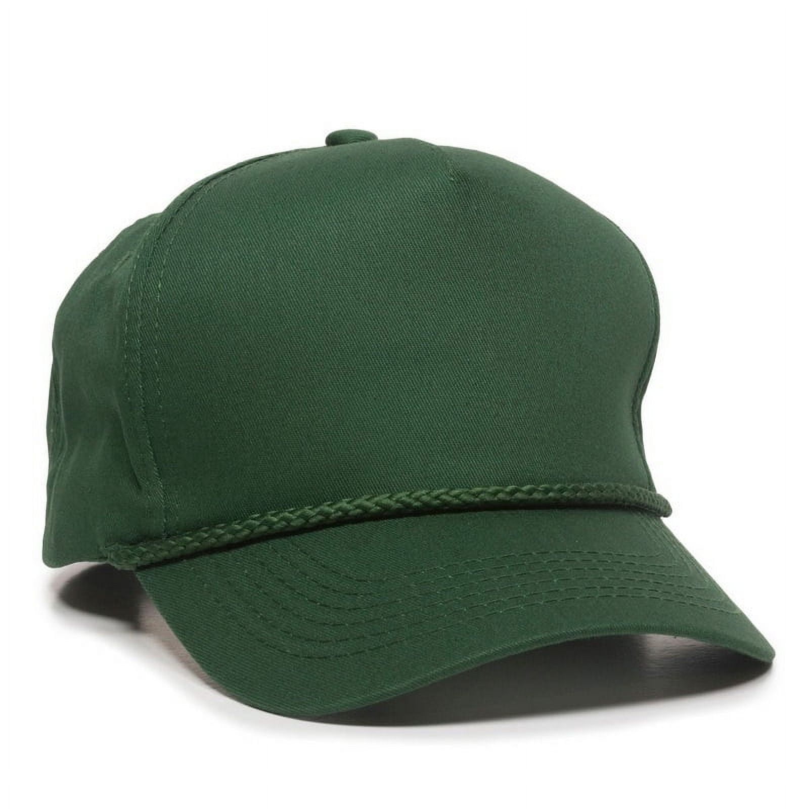 Outdoor Cap GL-555 High Profile Twill with Cord-Dark Green - Walmart.com