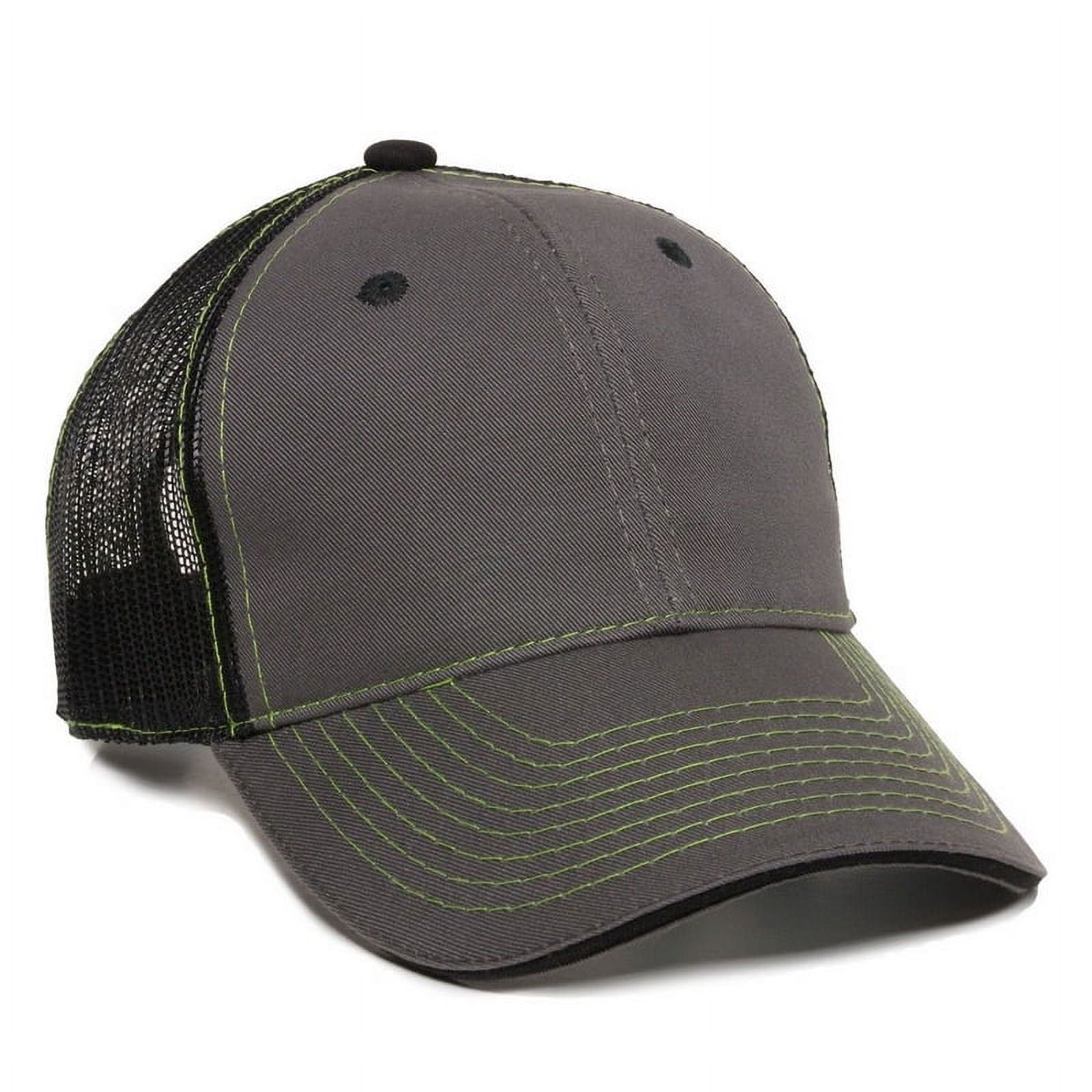 Outdoor Cap GWT-101M Washed Mesh Back-Charcoal/Black - Walmart.com