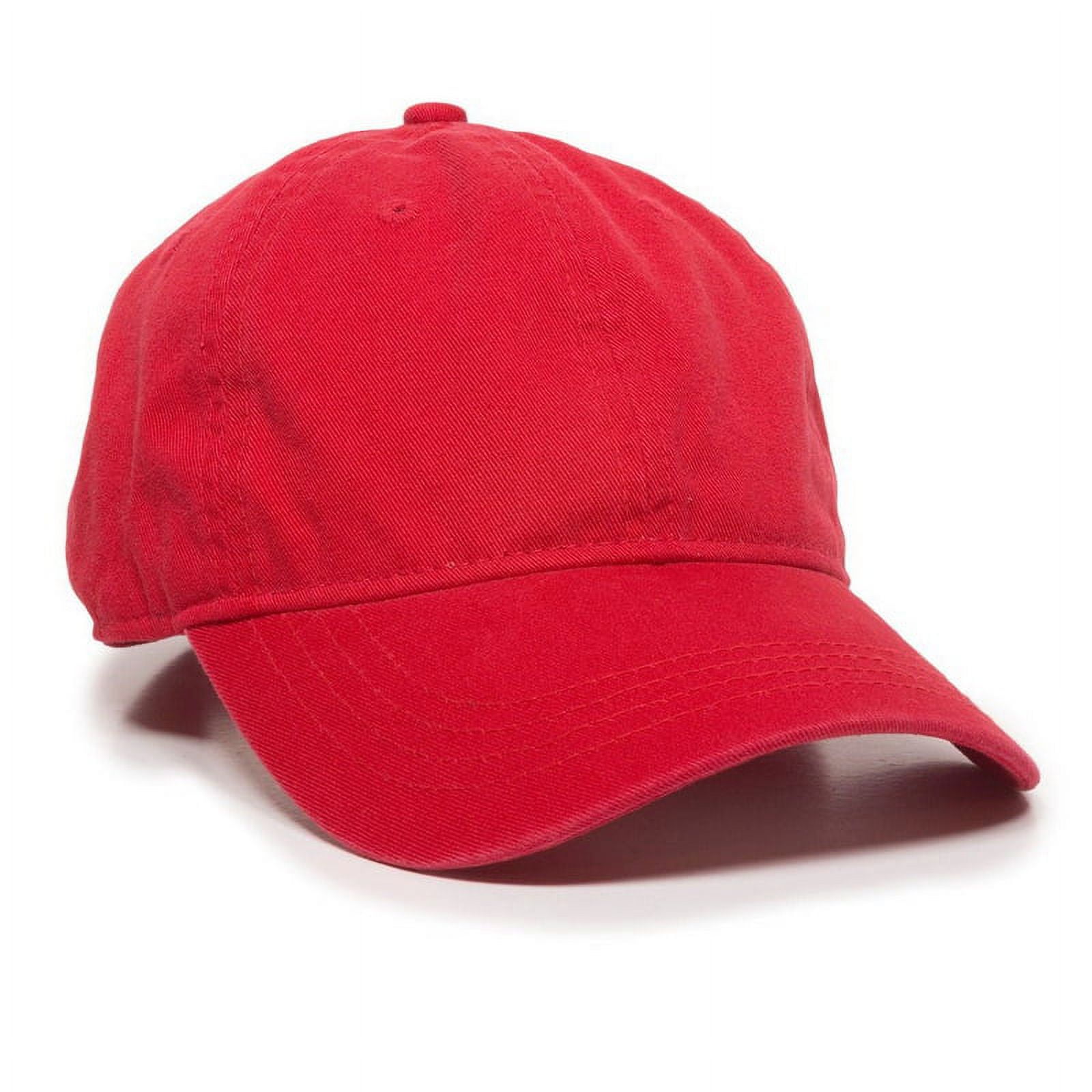 Outdoor Cap GWT-111 Unstructured Garment Washed Twill-Red-Adult ...