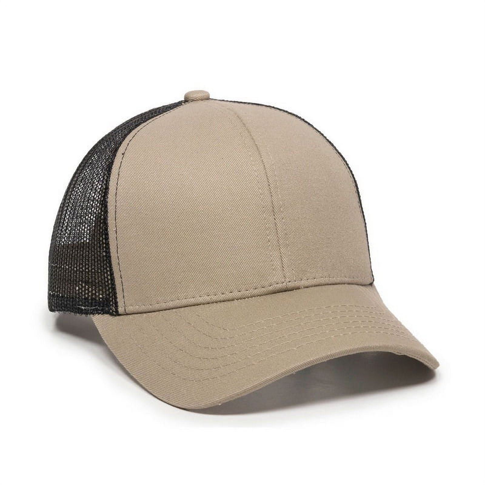 Outdoor Cap MBW-600 Mesh Back-Khaki/Black - Walmart.com