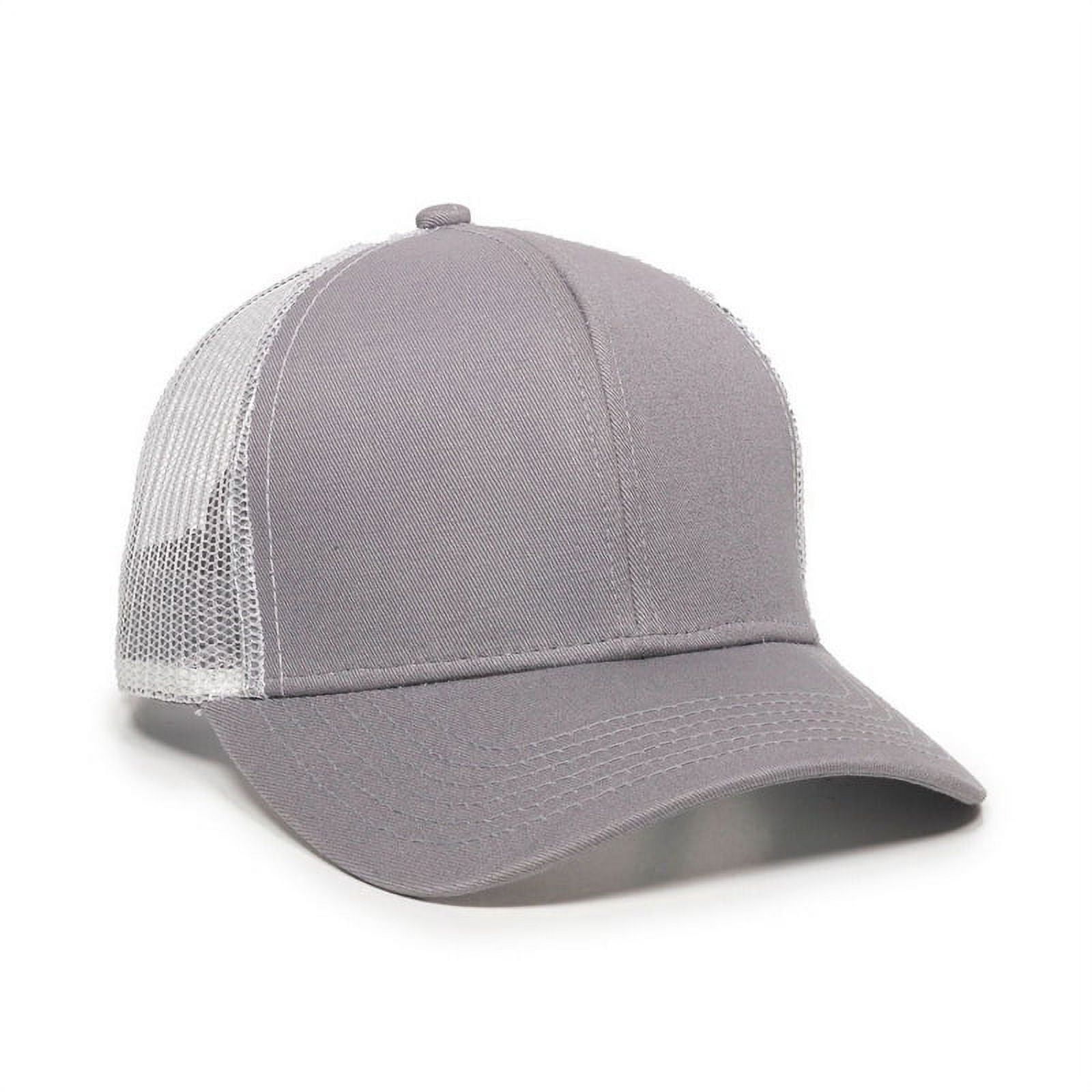 Outdoor Cap MBW-600 Mesh Back-Light Grey/White - Walmart.com