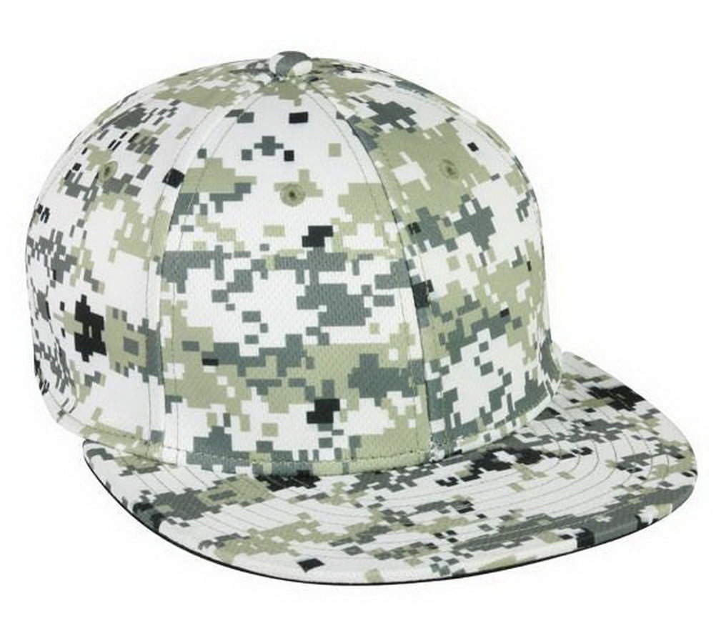 Outdoor Cap MWS1025D Team Digital Camo Flex Cap-White-XS/S - Walmart.com