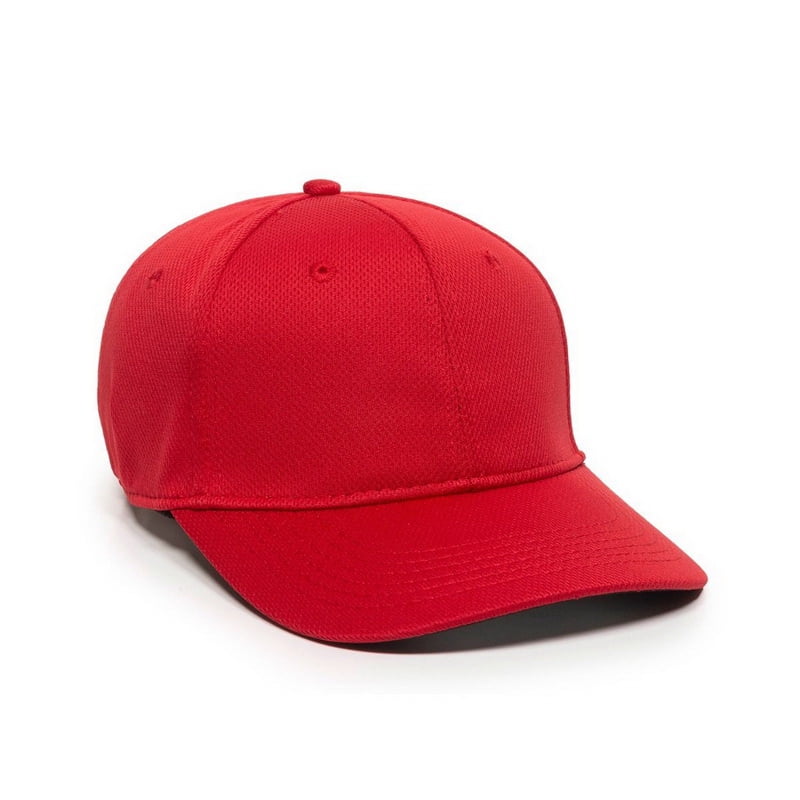 OC Sports MWS25 Flexible Fitting Cap - Red - Walmart.com