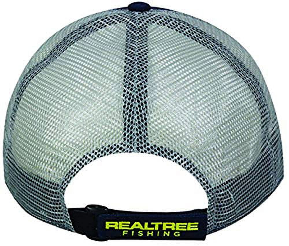 Outdoor Cap #RTF01A43021 Realtree Fishing 3D Logo Navy Yellow Trucker ...