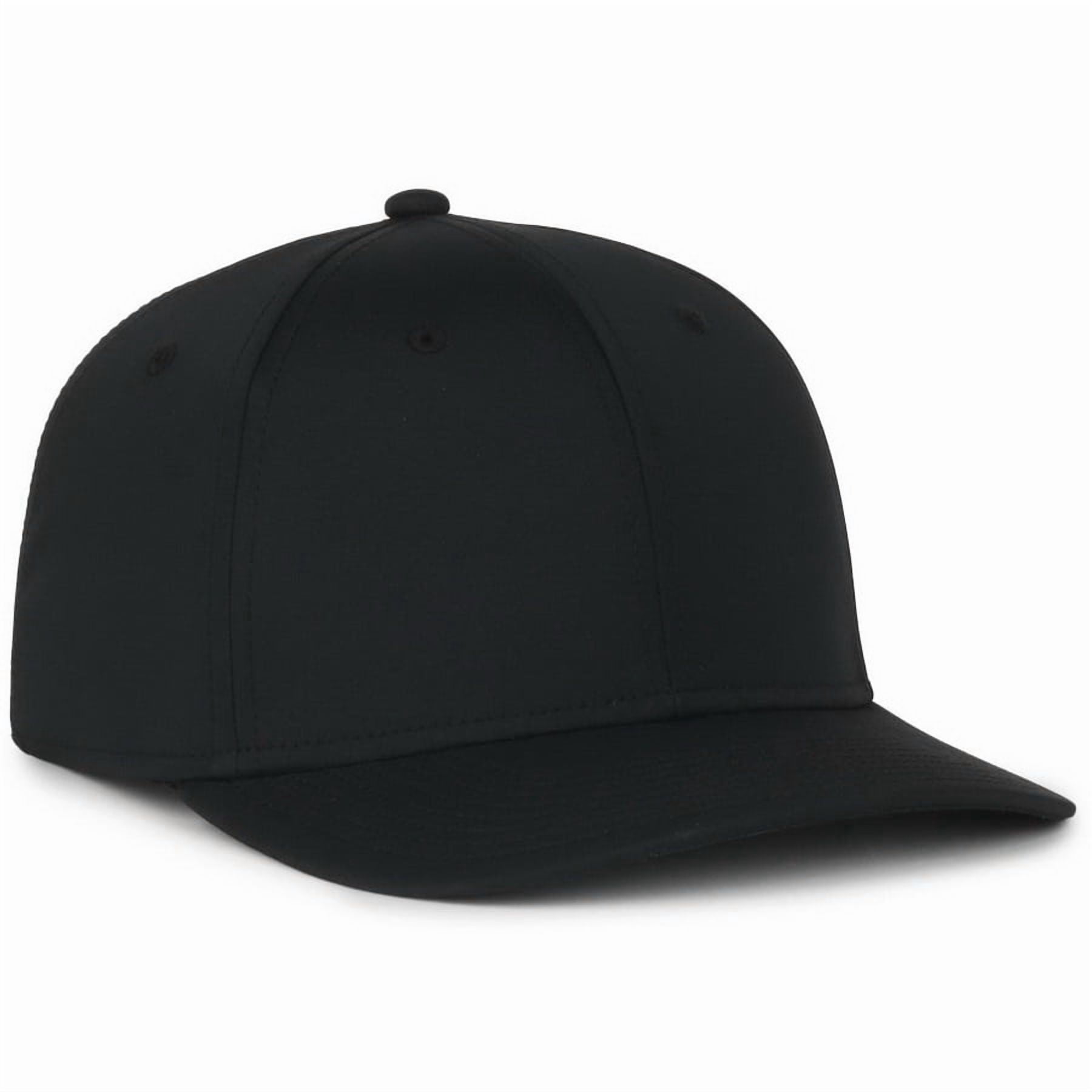 Outdoor Cap OC360PF Pro Round Crown Performance Cap-Black - Walmart.com