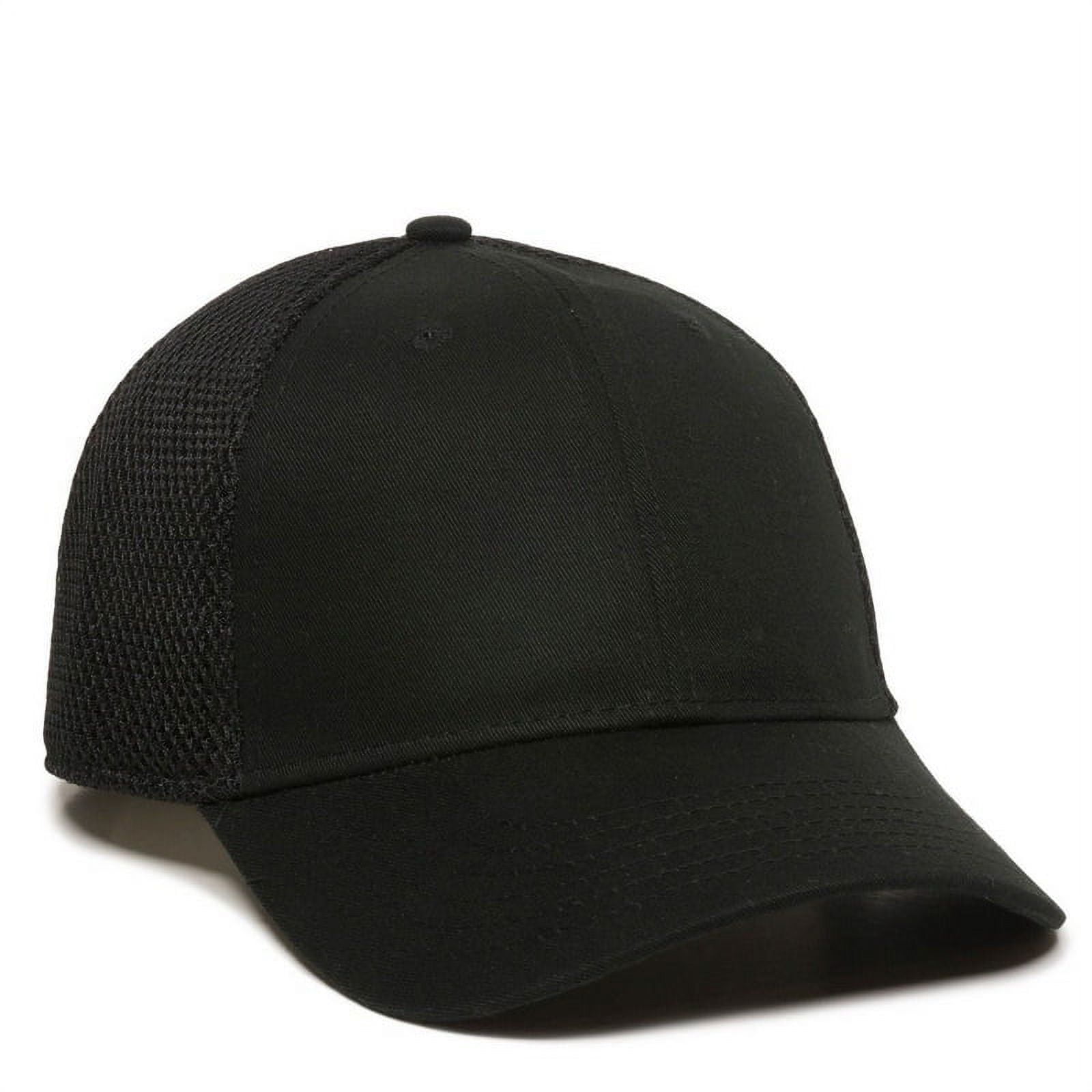 Outdoor Cap SWM-600 Cotton Twill/Sandwich Mesh-Black/Black - Walmart.com