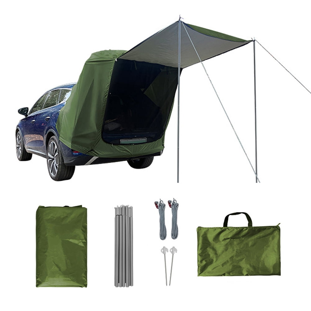 Outdoor Car Trunk Tent Camping Picnic Car Rear Tent with Canopy Car ...