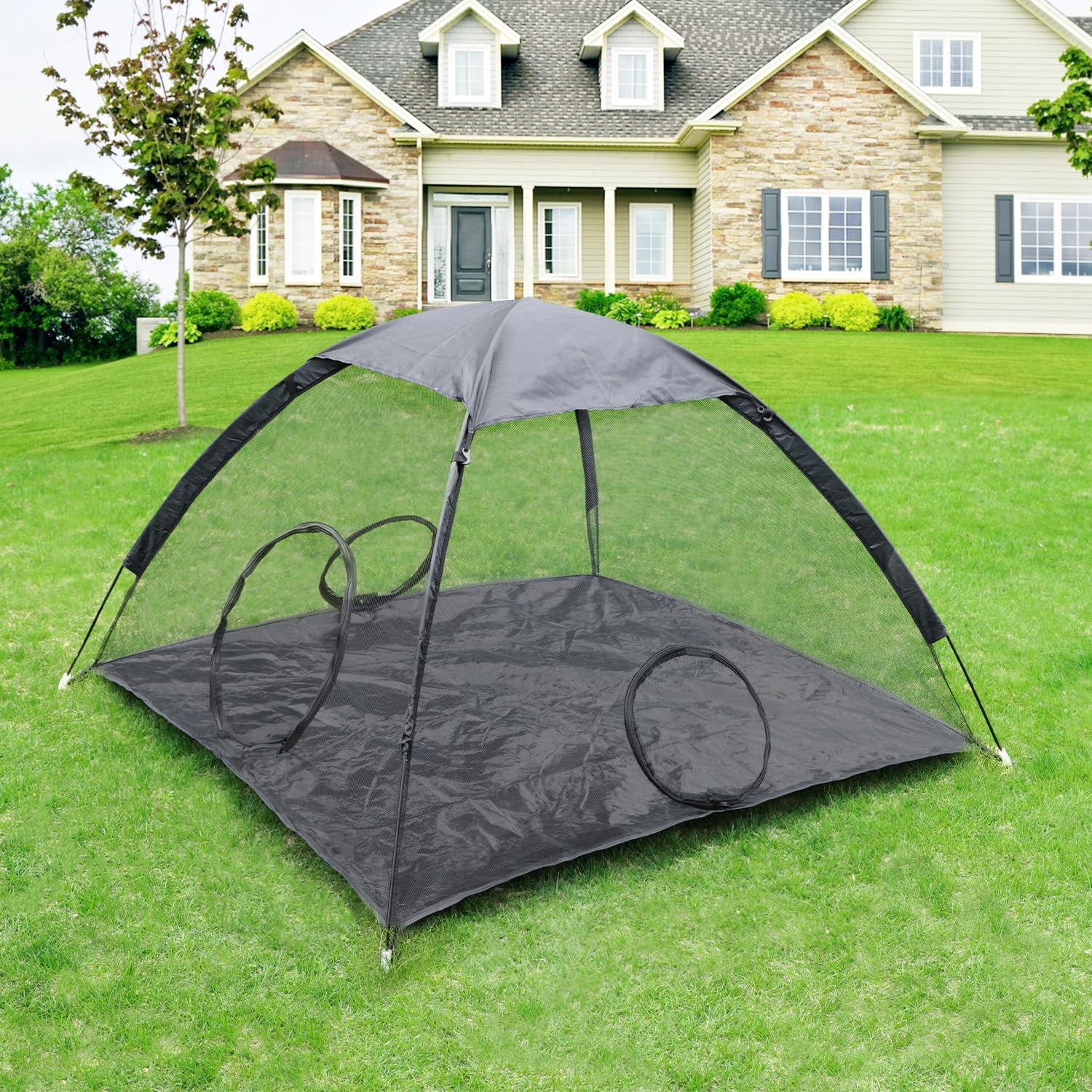Outdoor Cat Enclosures, Portable Cat Tent for Outside Cat Enclosure for ...