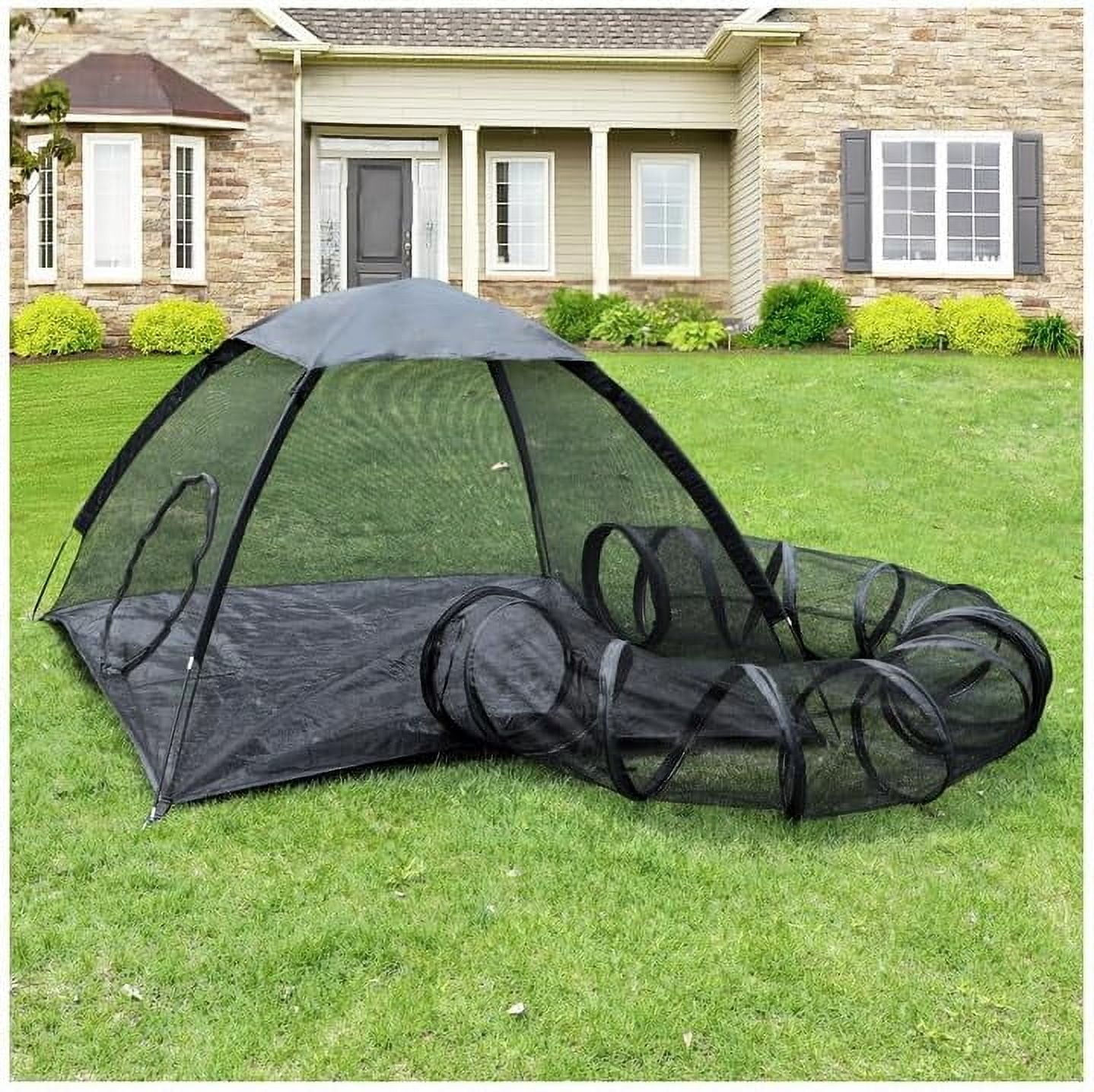 Outdoor Cat Enclosures, Portable Cat Tent for Outside Cat Enclosure for ...