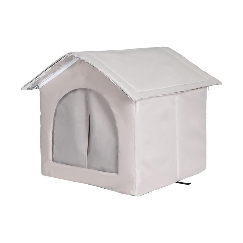 Outdoor Cat House, Oxford Cloth Cat Nest, Easy Assembly Weatherproof ...