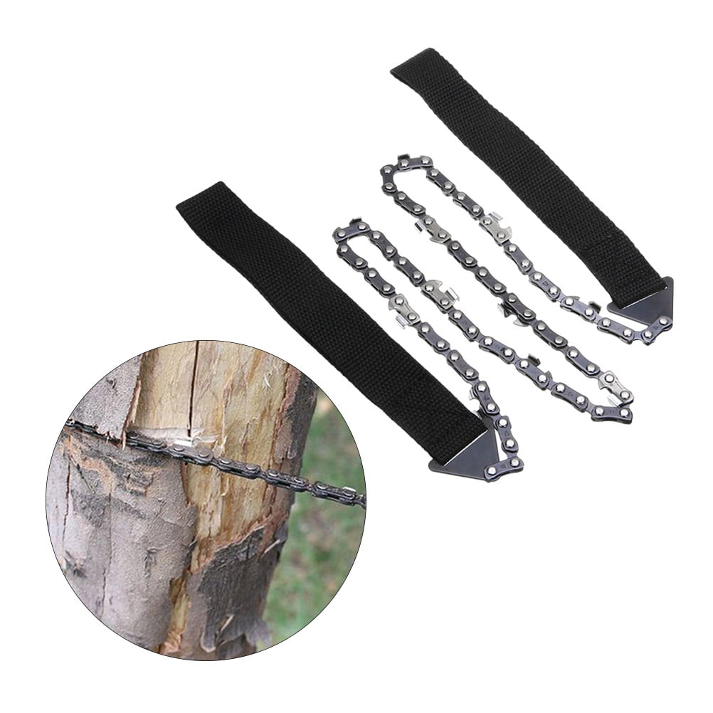 Outdoor Chain Pocket Chainsaw Razor Self Cleaning Hand Survival Gear ...