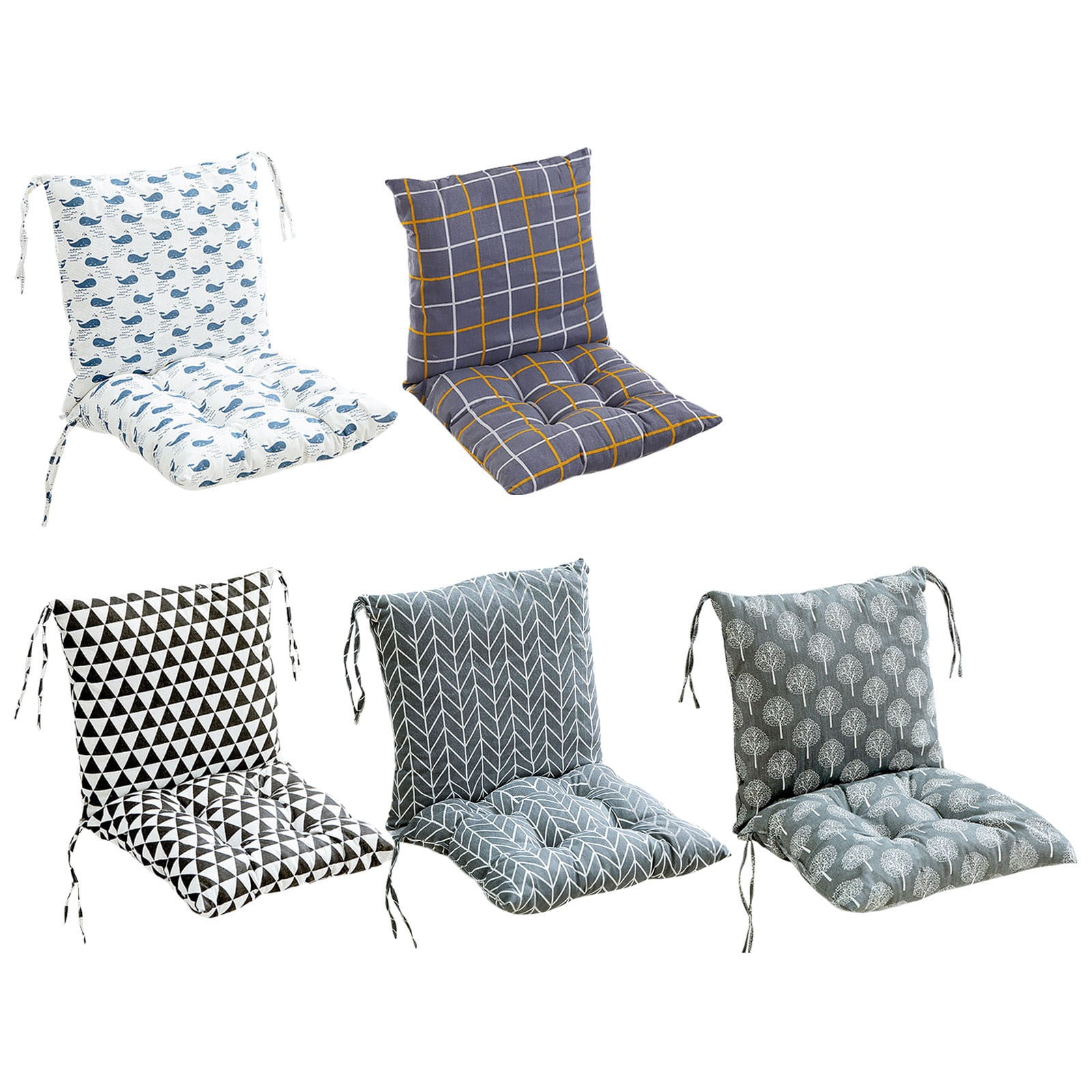 Outdoor Chair Cushion Set Water-Resistant, Fade-Resistant Fabric for ...