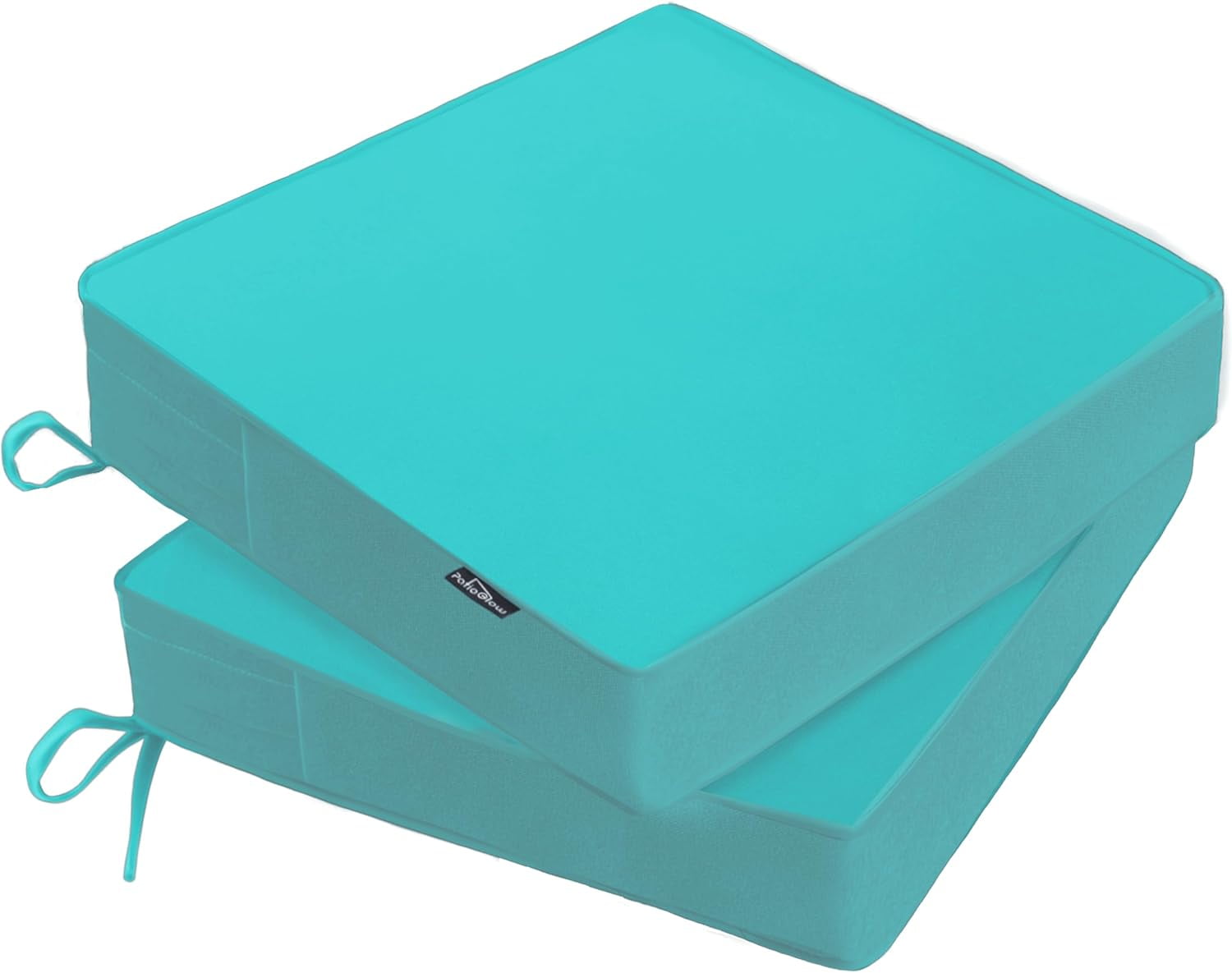 Outdoor Chair Cushions 17 x 16 x 2 Inch, Waterproof & Fade Resistant ...