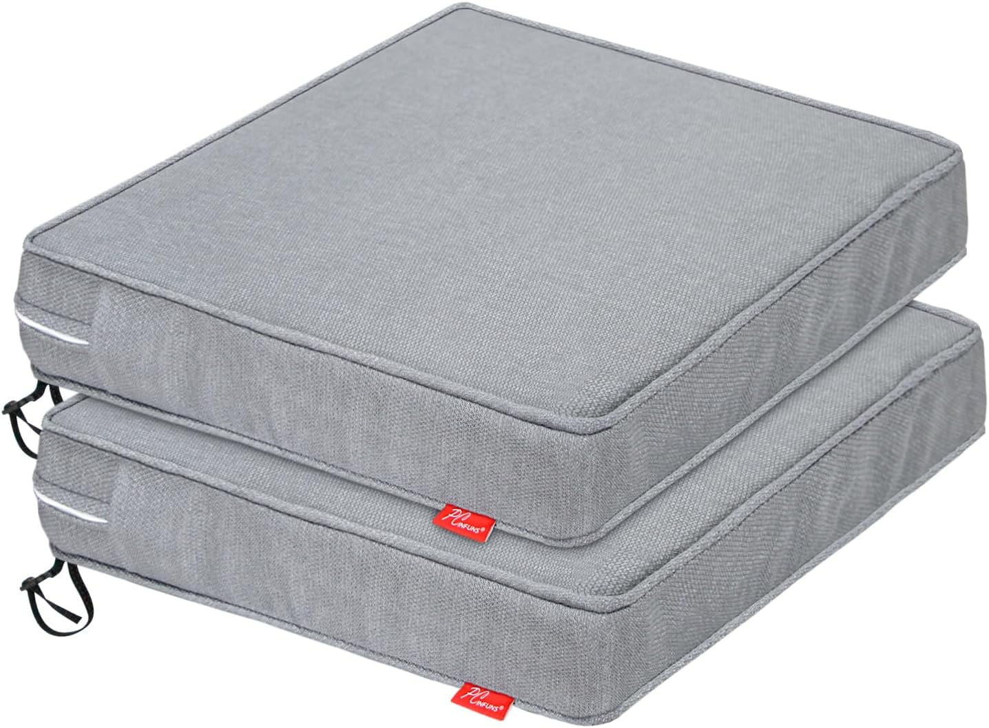 Outdoor Chair Cushions, 19 X 19 X 3 Inch Seat Cushions for Patio ...