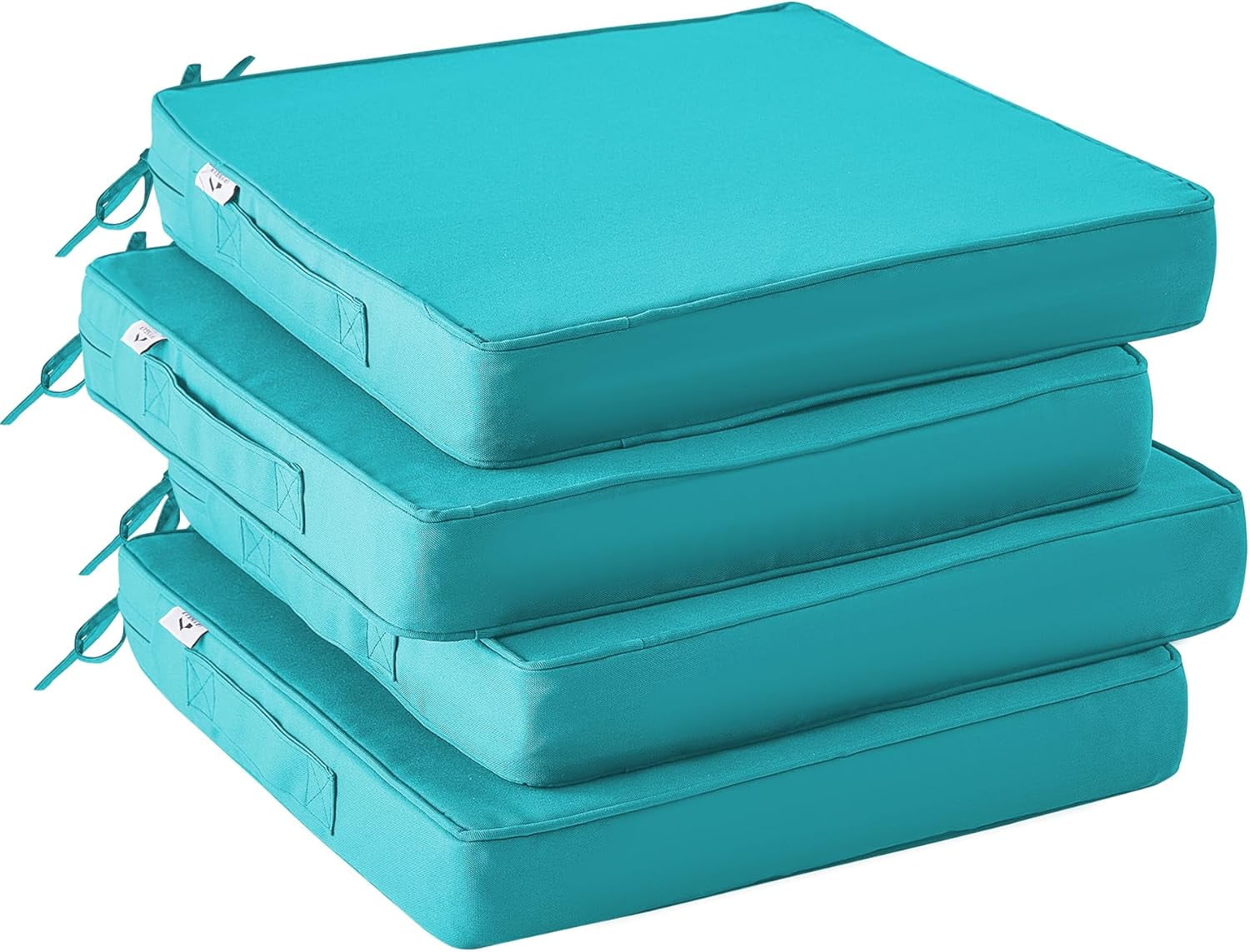 Outdoor Chair Cushions Set of 4,Waterproof Outdoor Seat Cushions for ...