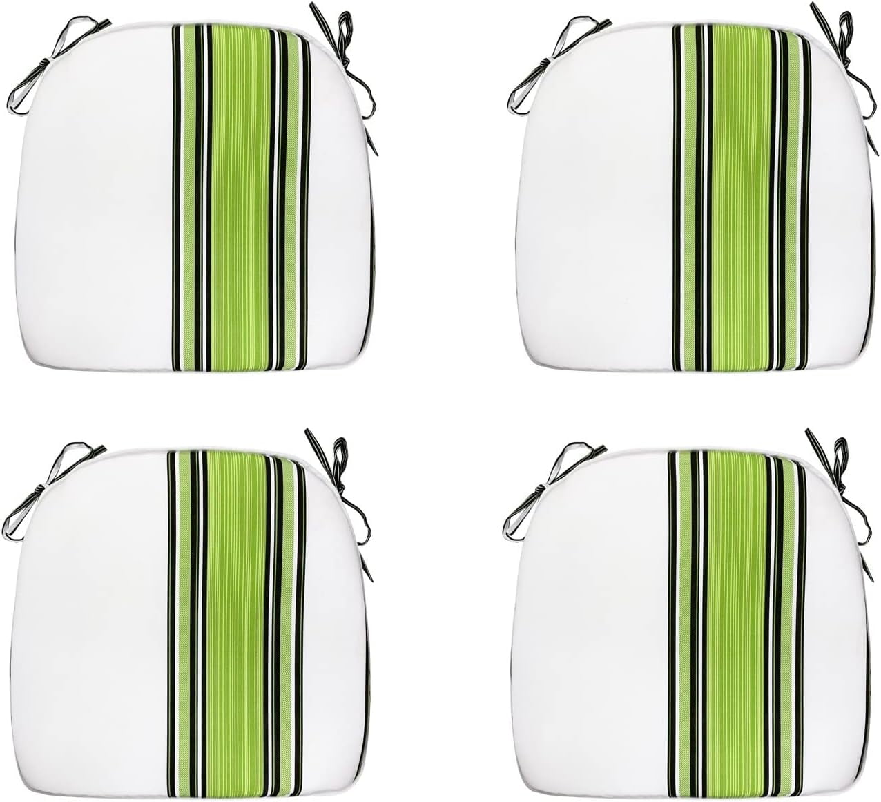 Outdoor Chair Cushions Set, Patio Seat Cushions with Ties for Outdoor ...