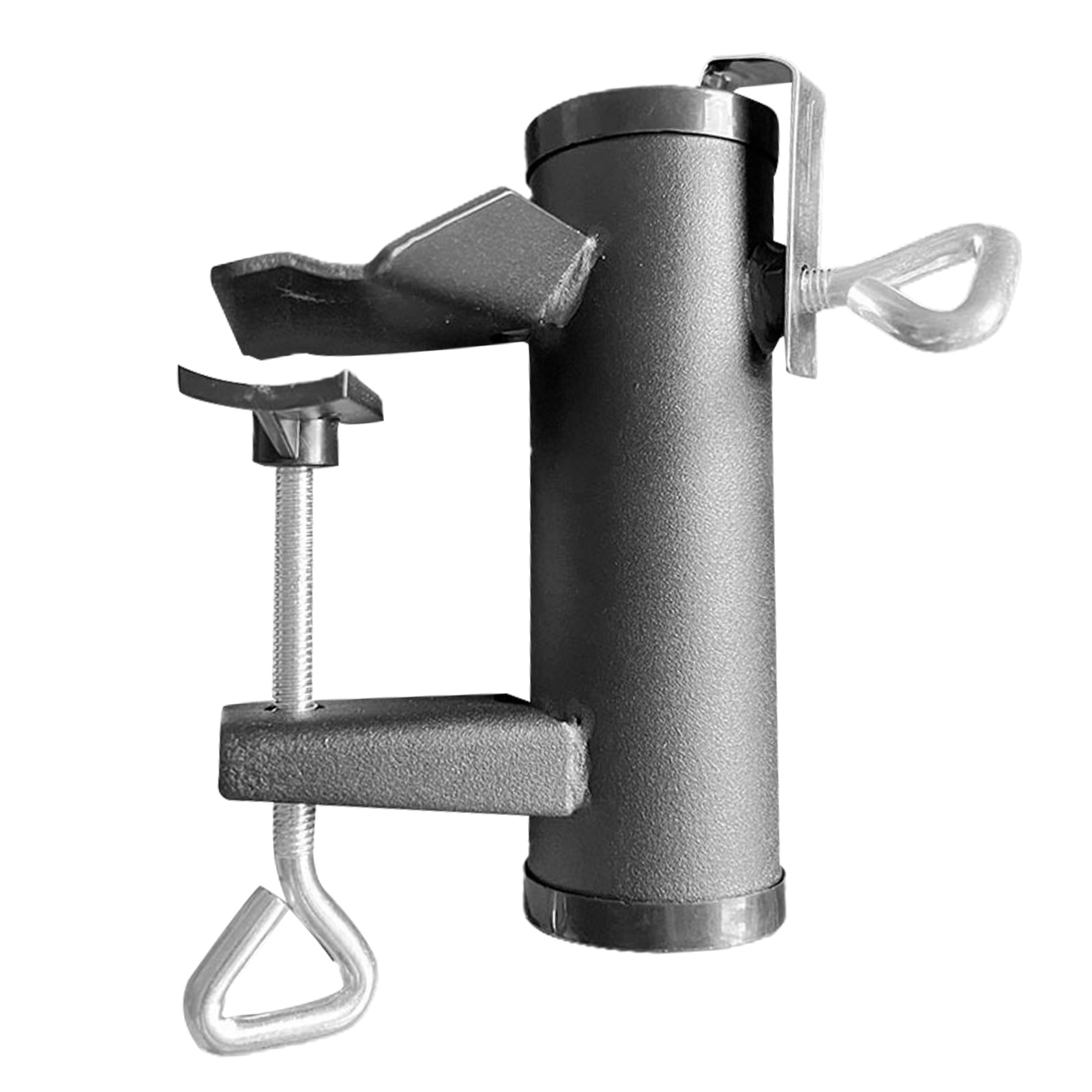 Outdoor Chair Umbrella Clamp Heavy Duty Metal Adjustable Garden Yard ...