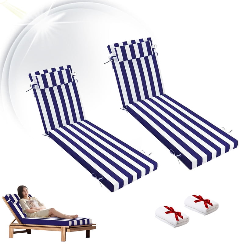 Outdoor Chaise Lounge Chair Cushion, Replacement Cushions For Patio ...