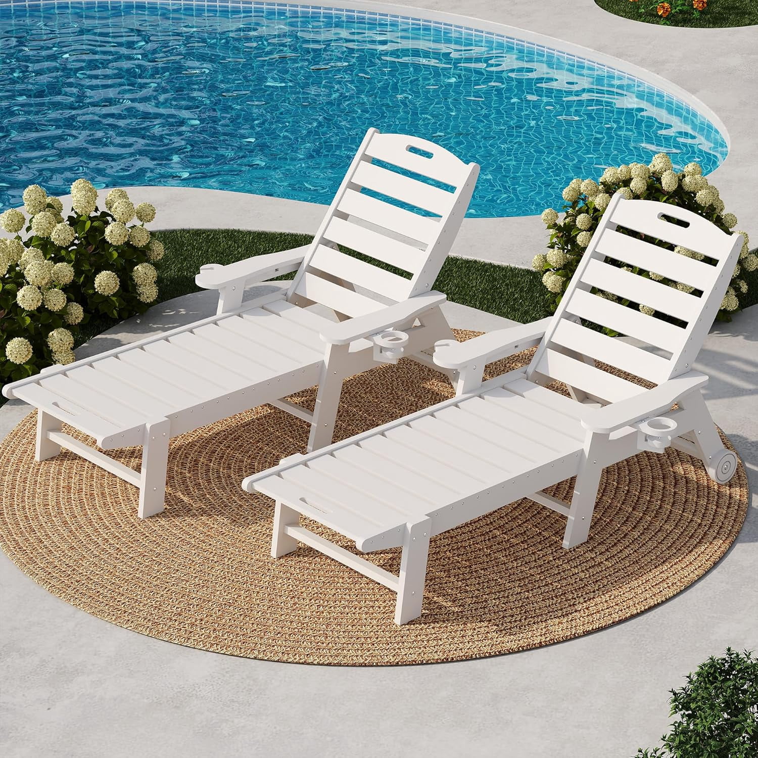 Outdoor Chaise Lounge Chair,Patio Chairs,Waterproof Lawn Chairs Lounge ...