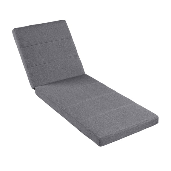 Outdoor Chaise Lounge Cushion Only, Water-Resistant Patio Lounge Chair ...