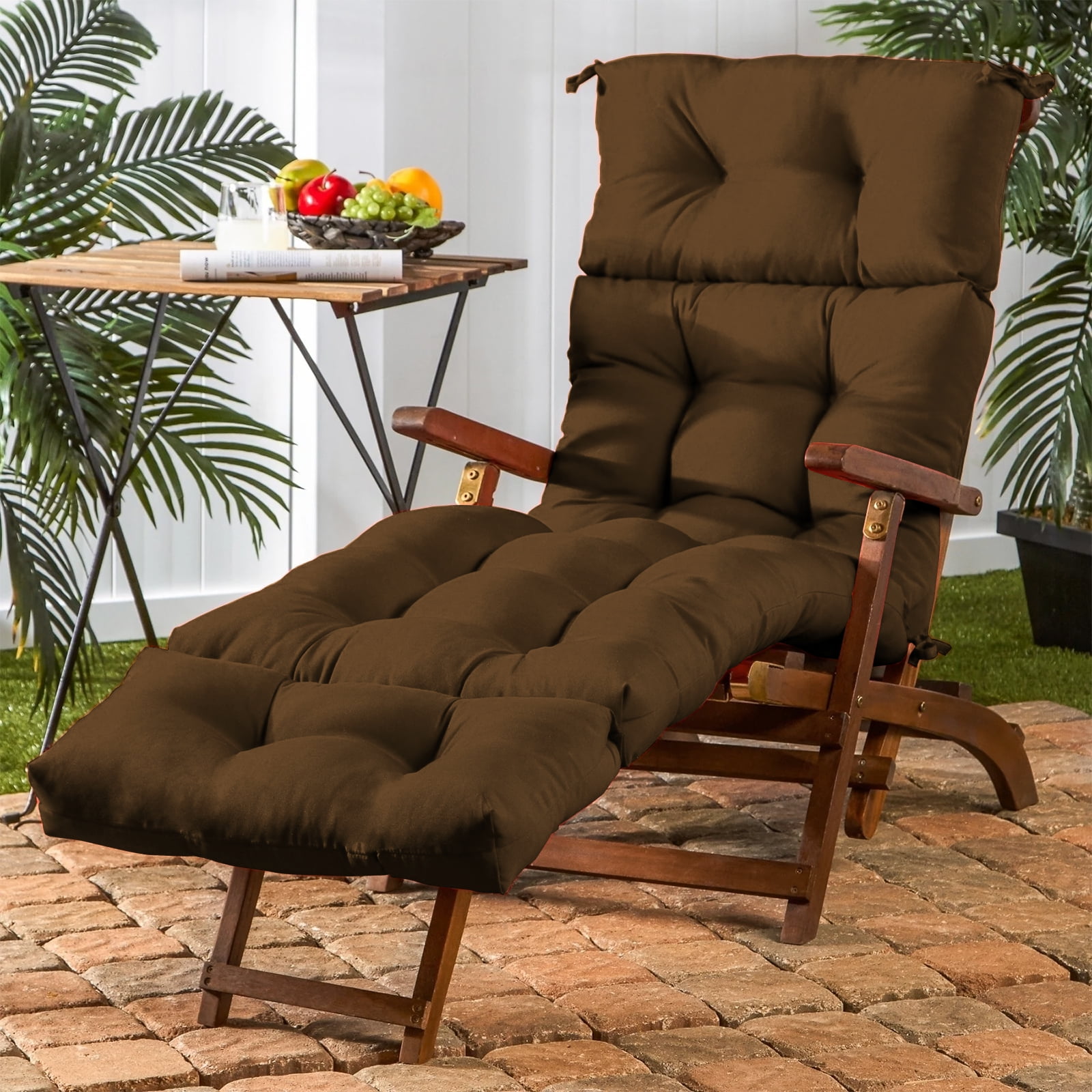 Outdoor Chaise Lounge Cushion Soft Lounge Chair Cushion Spring/Summer ...