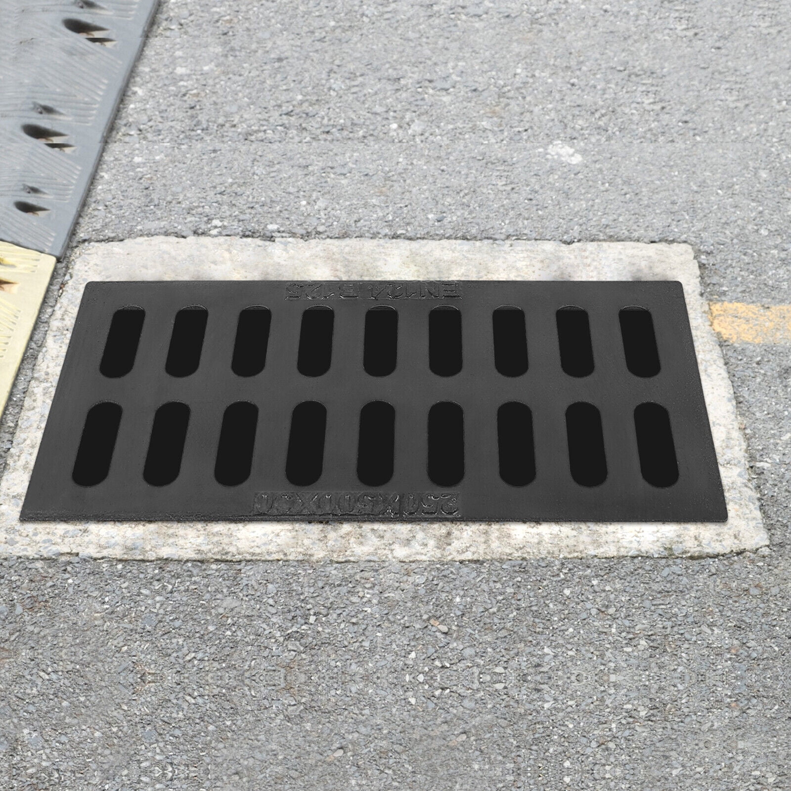 Outdoor Channel Drainage Cover, Dense Hollow Design Drain Grate ...