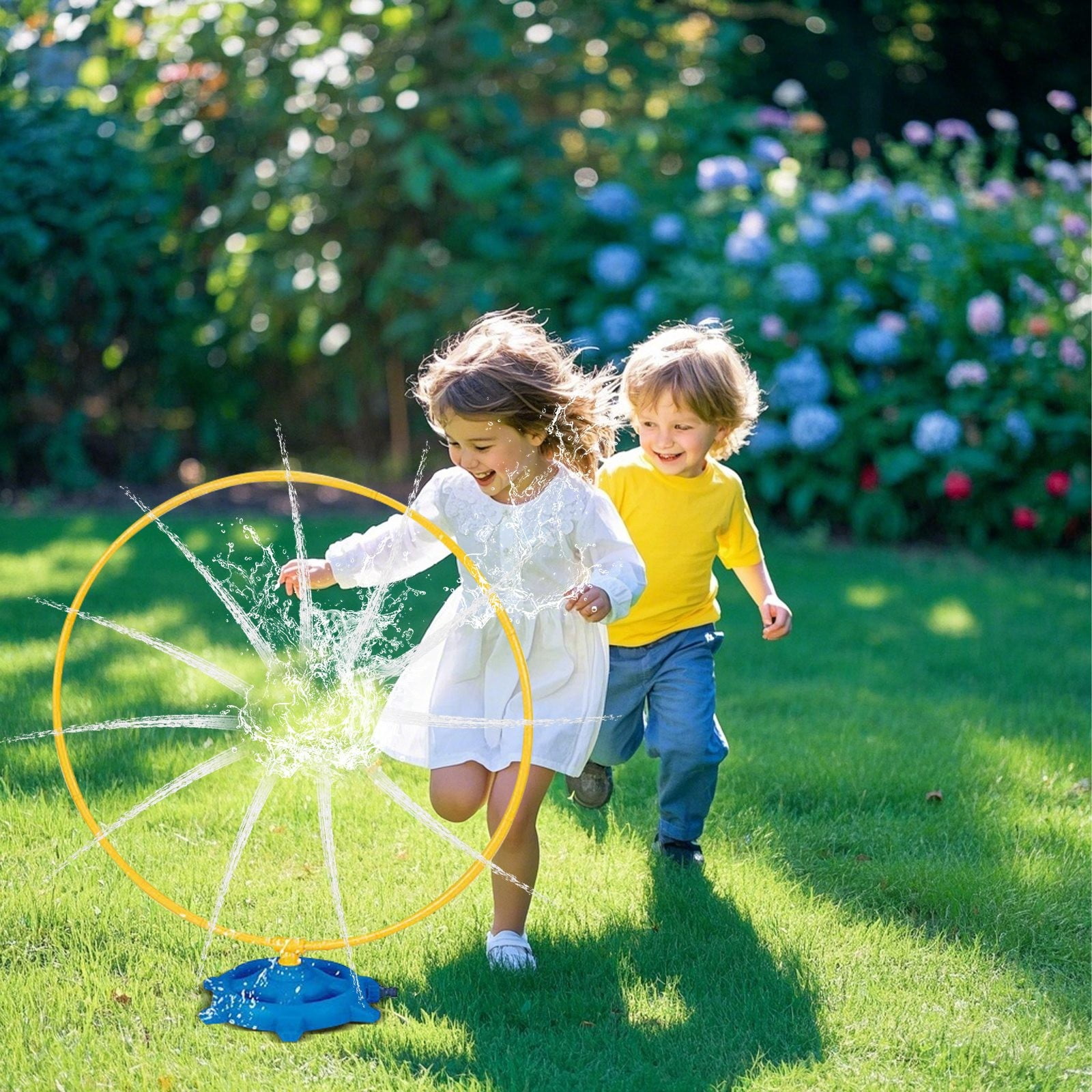 Outdoor Children'S Water Spray Toys Rotatable Water Spray Indoor Parent ...