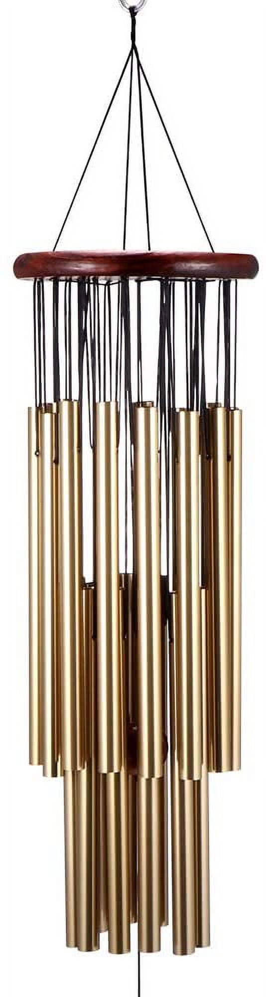 Outdoor Chimes, 27 Alloy Tubes Green Bronze Wind Chimes, Corinthian ...