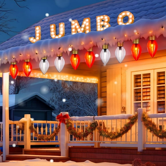 Large Christmas Bulb Lights