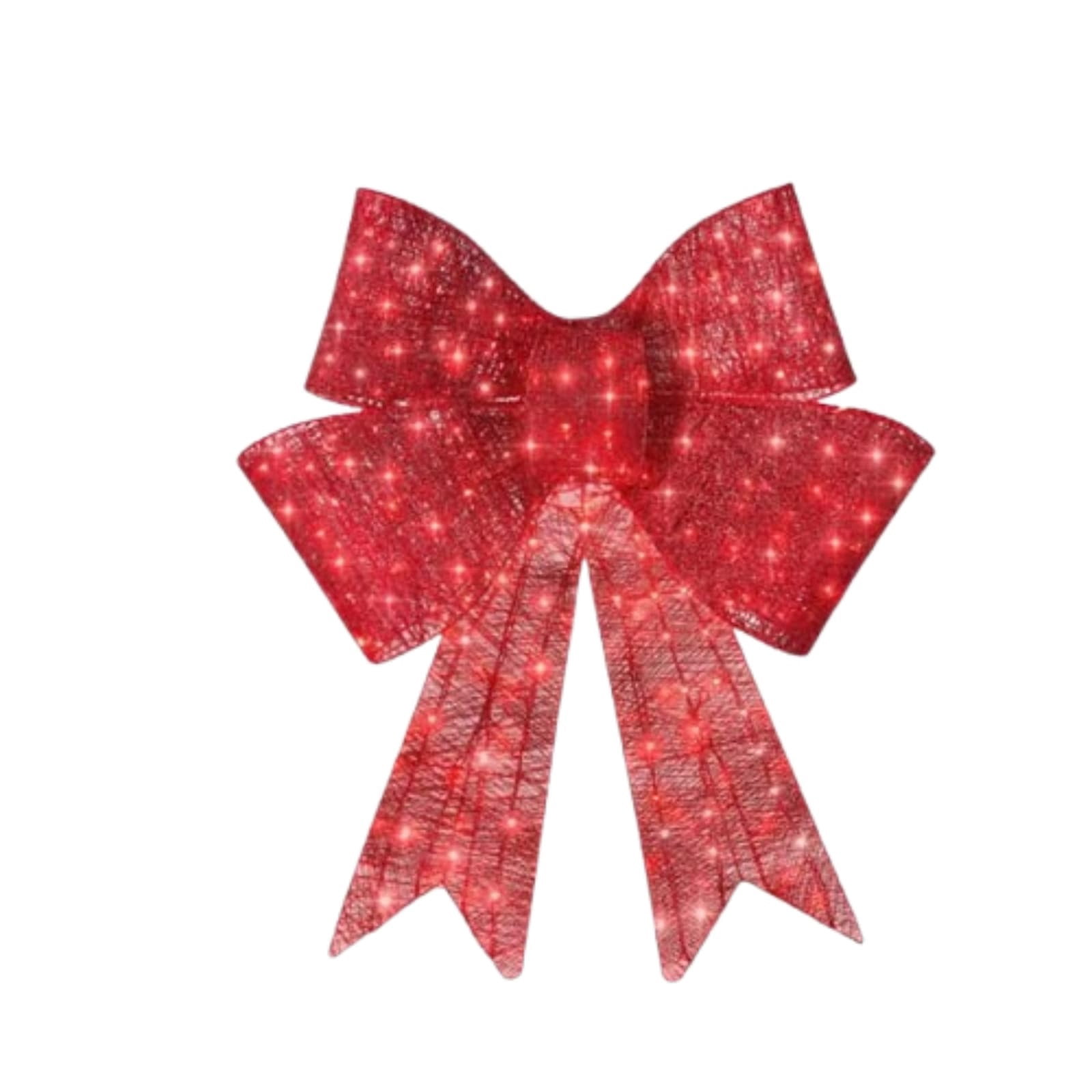 Outdoor Christmas Decorations Large LED Bow Light Strings Garden ...