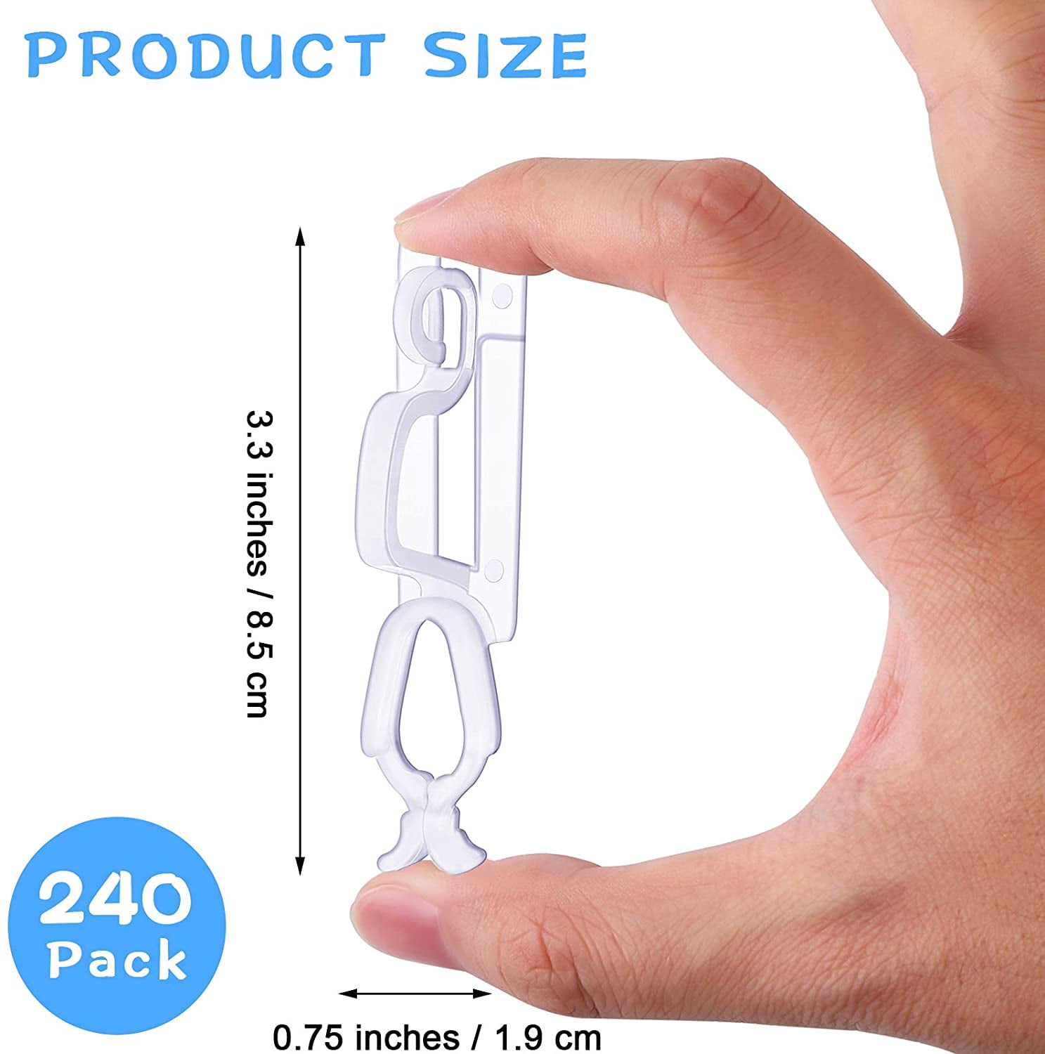 Outdoor Christmas Gutter Clips, Multi-Size Hooks for C9/C7/C6 and Mini ...