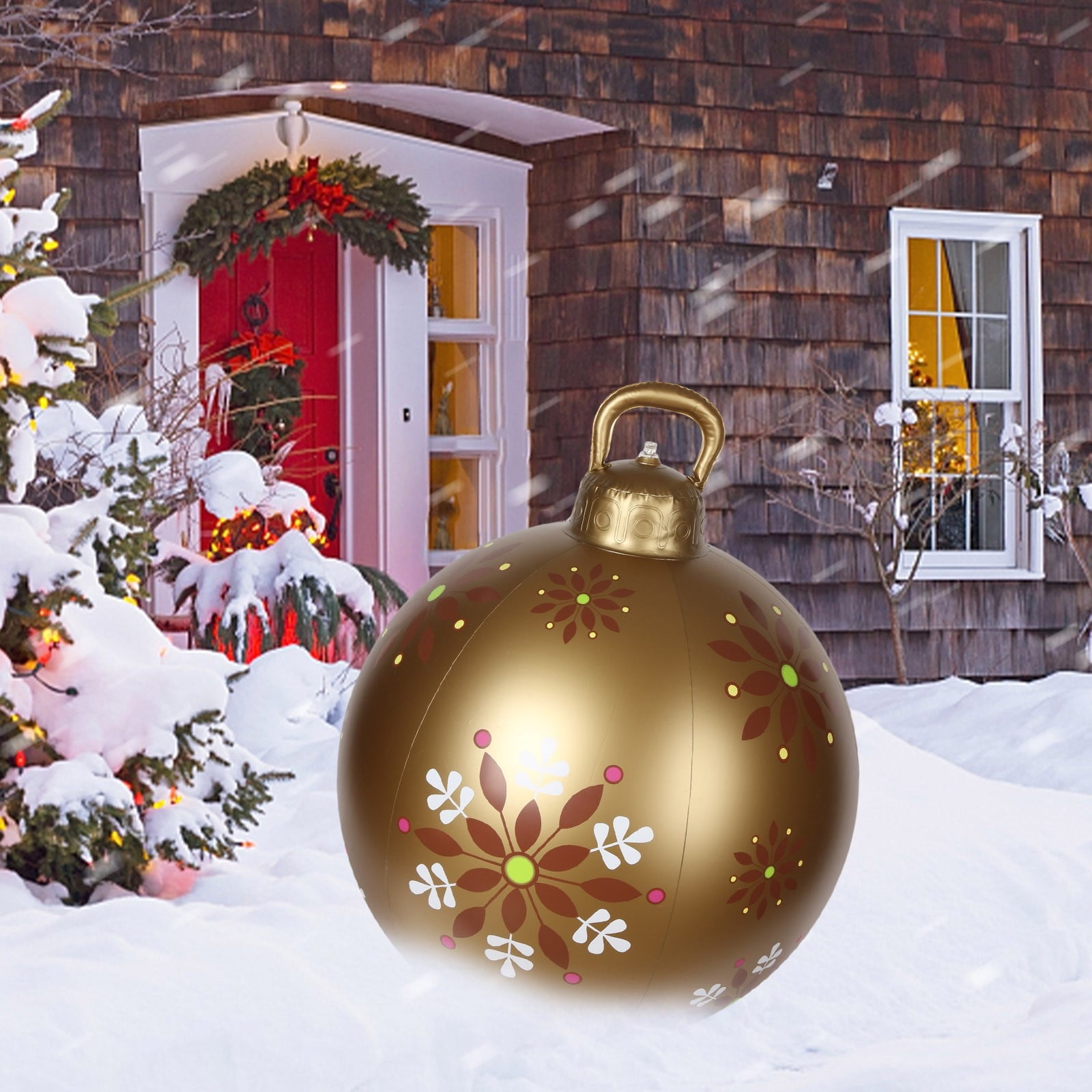 Outdoor Christmas Inflatable Ball Decorations Christmas Pvc Inflatable Decorated Balls Christmas ...