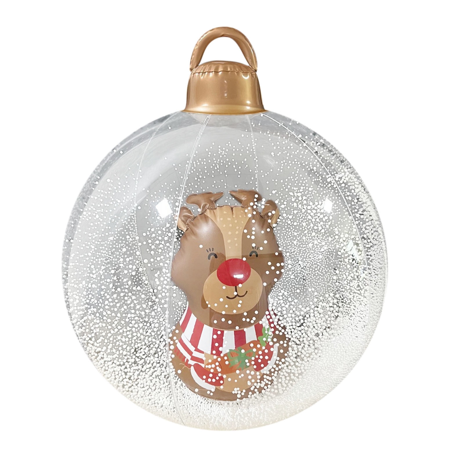 Outdoor Christmas Inflatable Decoration Ball 60Cm Diameter Pvc Santa ...