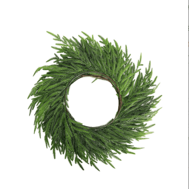 Outdoor Christmas Wreaths YTTAL 5FT/ 6FT/9FT Wreath Corona De Navidad ...