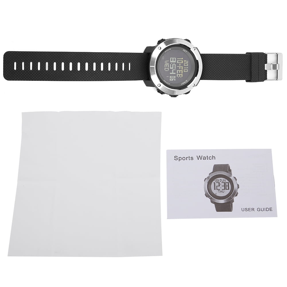 Outdoor Chronograph with Schedule Alerts & Stopwatch Function Sporty ...