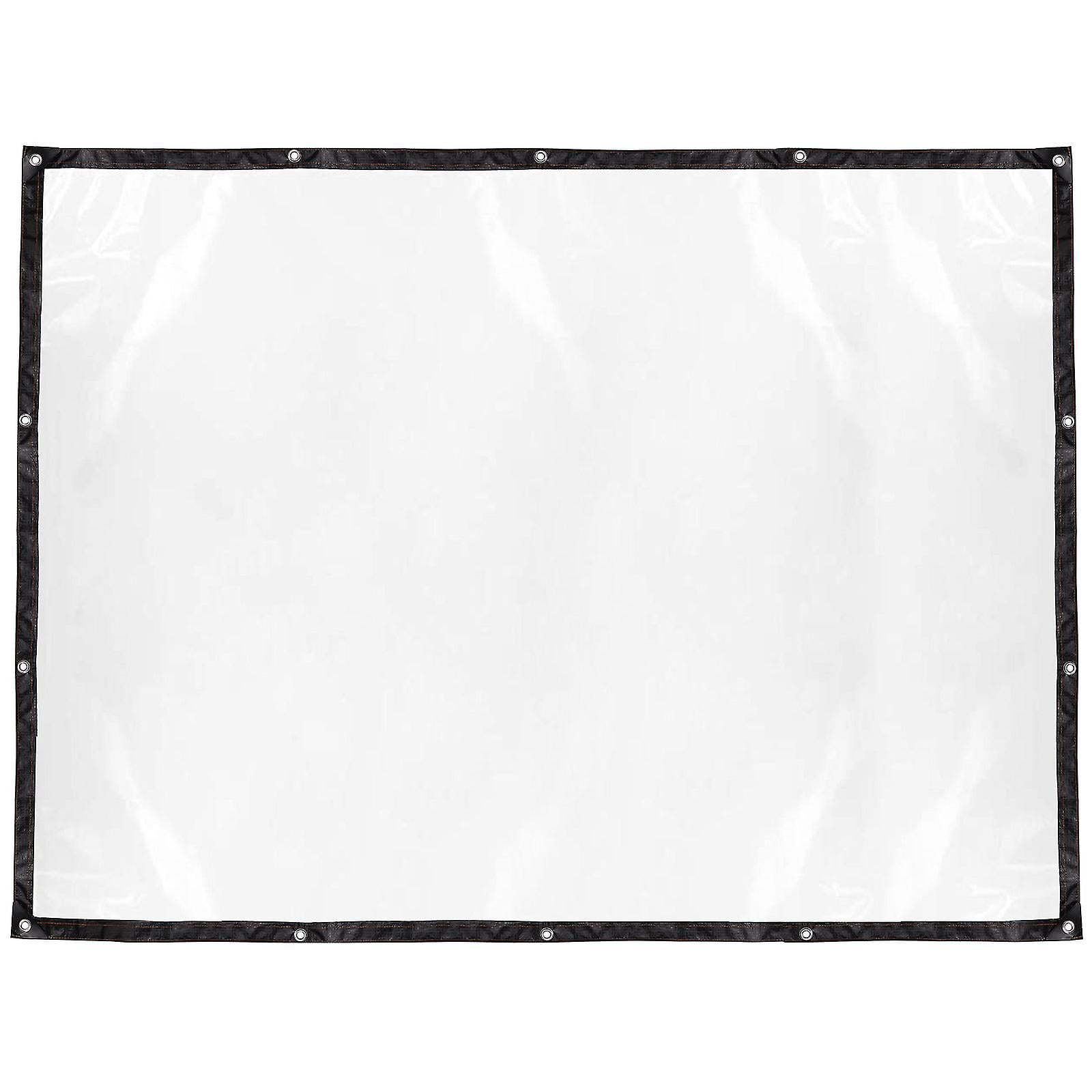 Outdoor Clear Tarp Curtain Waterproof Wind-proof Transparent Vinyl Tarp ...