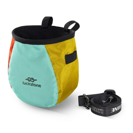 Black Diamond Mojo Zip Chalk Bag (New 2019) Astral Blue / Slate Small ...