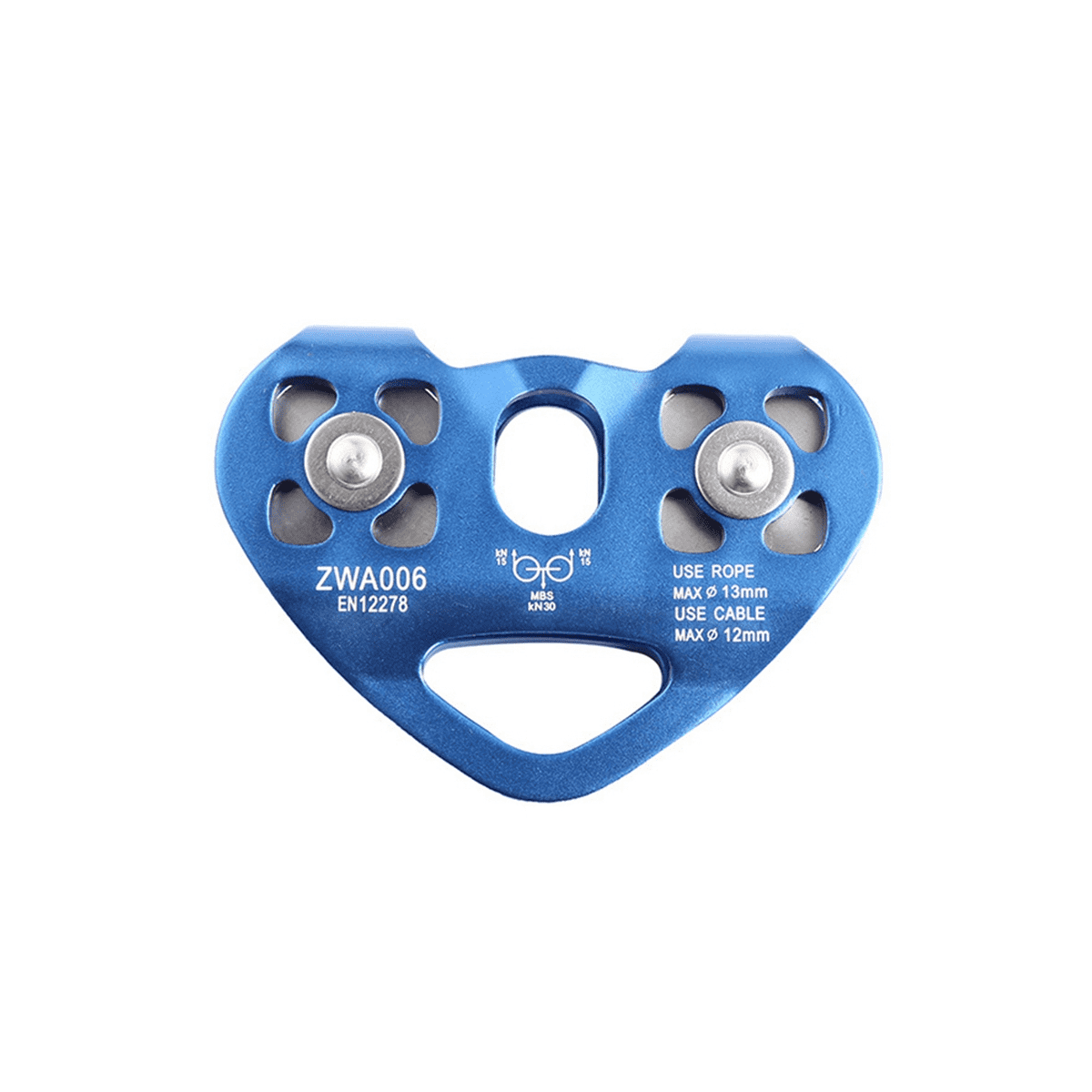 Outdoor Climbing Pulley Biaxial Transport Steel Cable Expand Heart ...