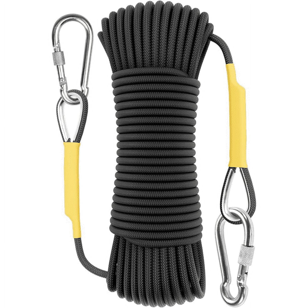 Outdoor Climbing Rope 10M (32ft) Static Rock Climbing Rope for Escape ...