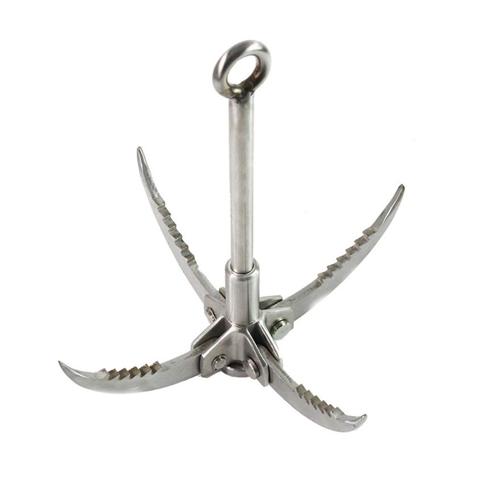 Outdoor Climbing Stainless Steel Grappling Hook with 4 Folding Claws ...