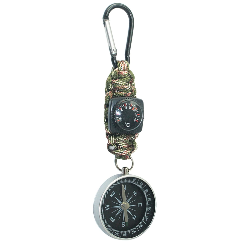 Outdoor Climbing Temperature Tester Survival Device Keychains Camping ...