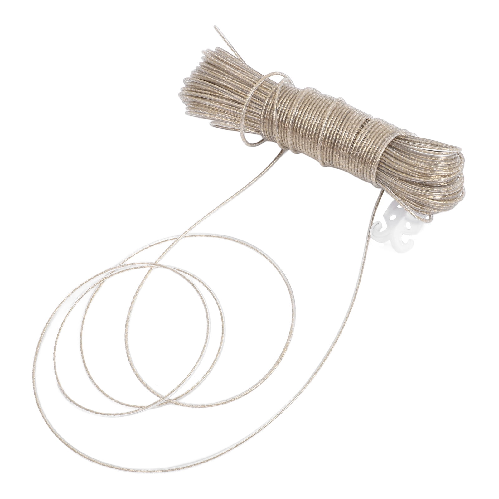 Outdoor Clothesline Portable Washing Line PVC Coated Windproof Clothes ...