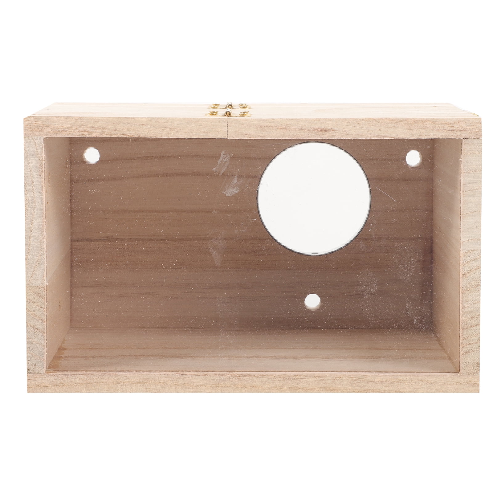 Outdoor Cockatiel Nesting Box Transparent Bird Incubation Box Wooden ...