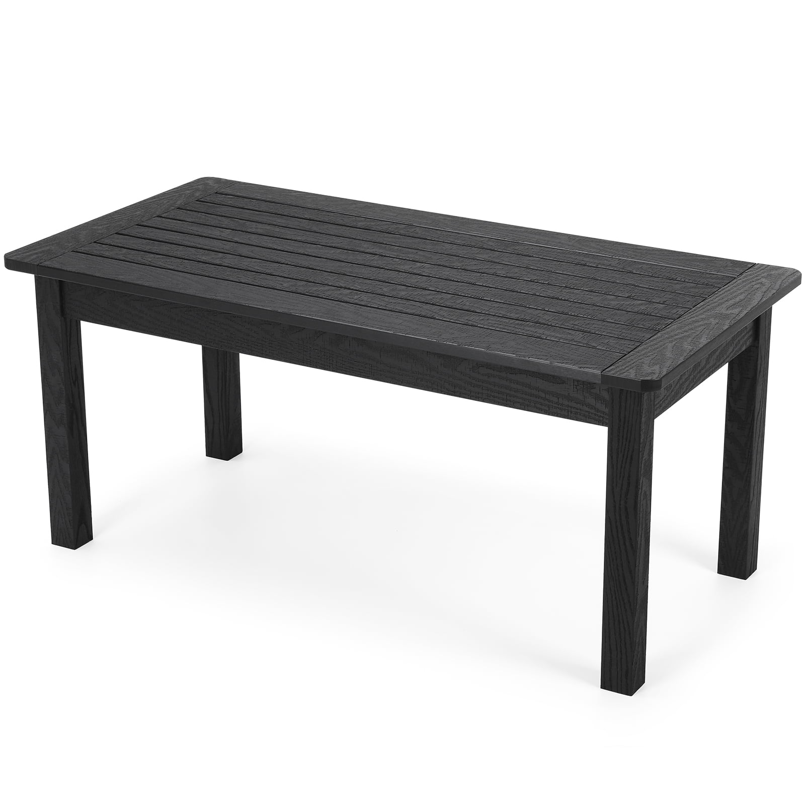 "Outdoor Adirondack Coffee Table - 36""L Weather Resistant Patio ...