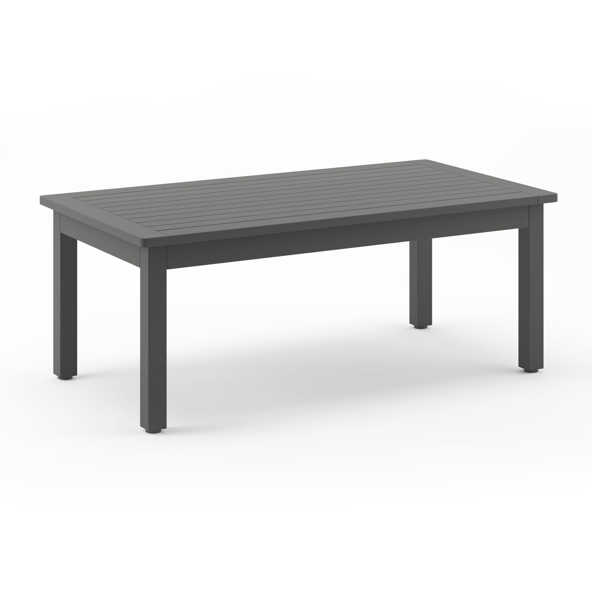 Outdoor Coffee Table, HDPS Patio Coffee Tables for Outside Rectangle ...