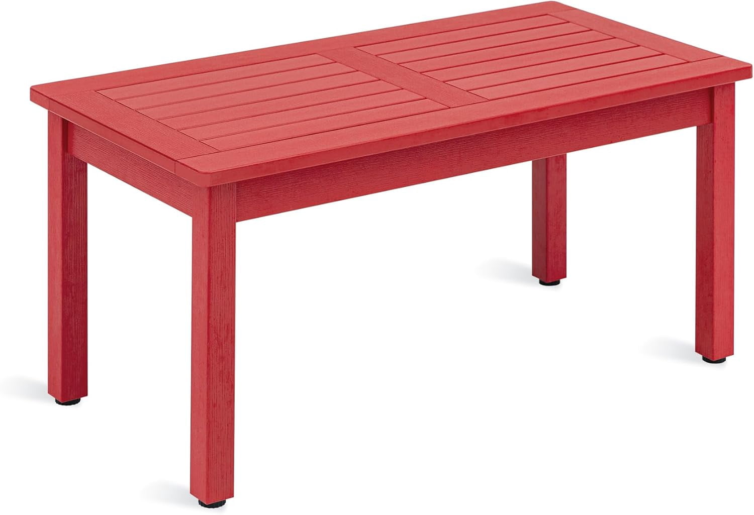 Outdoor Coffee Table Rectangle, HDPS Patio Coffee Tables for Outside ...