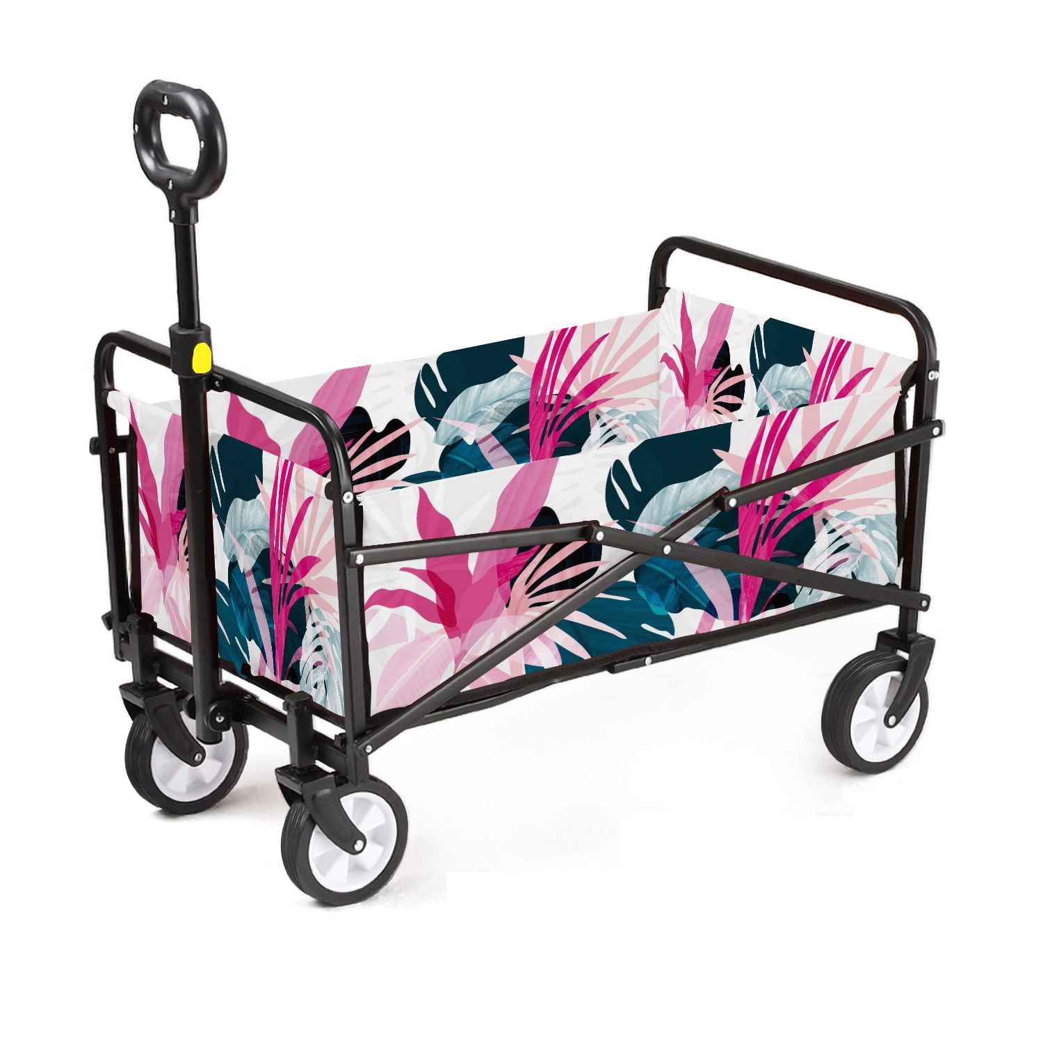 Outdoor Collapsible Wagon Abstract art tropical leaves design ...