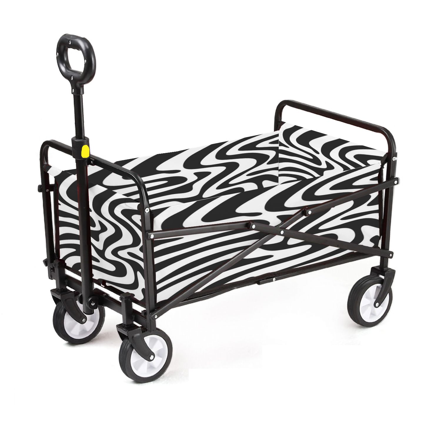 Outdoor Collapsible Wagon Abstract cute wavy line pattern Seamless wavy ...